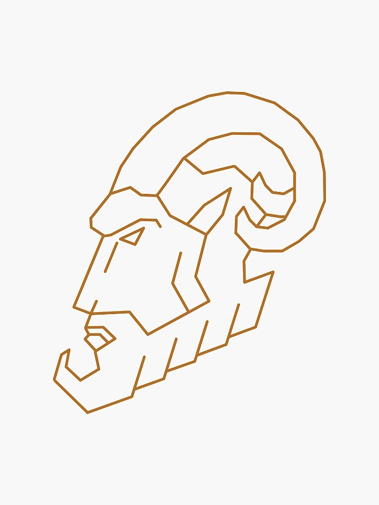 "Satyr Design Official Logo - Golden" Sticker for Sale by SatyrDesign ...