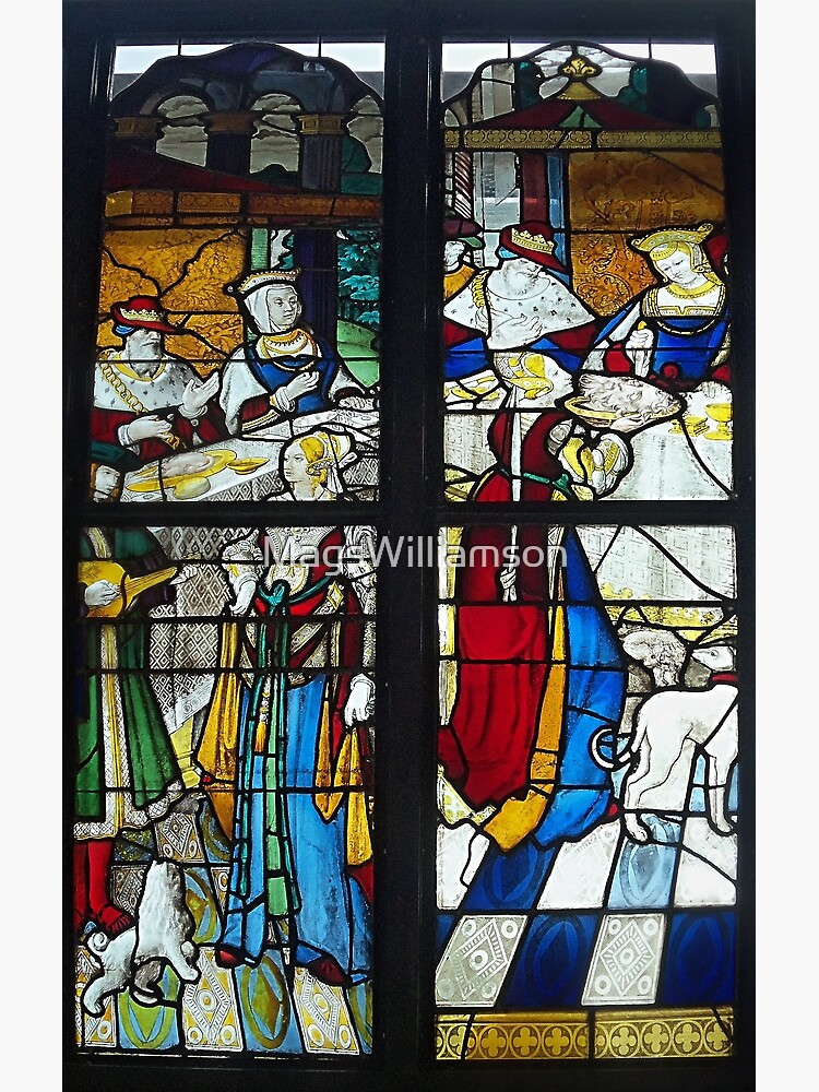 Póster «Stained Glass, Burrell Collection 8» de MagsWilliamson | Redbubble