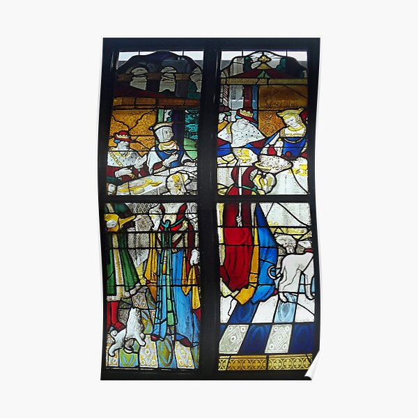 Póster «Stained Glass, Burrell Collection 8» de MagsWilliamson | Redbubble