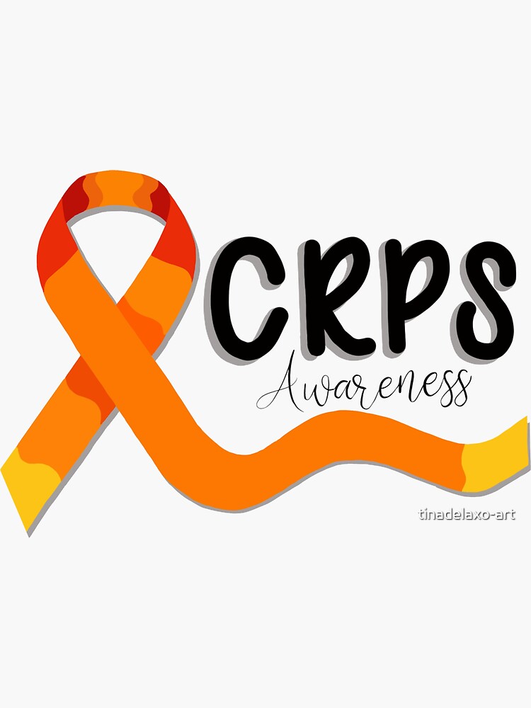 "CRPS Awareness" Sticker for Sale by tinadelaxo-art | Redbubble