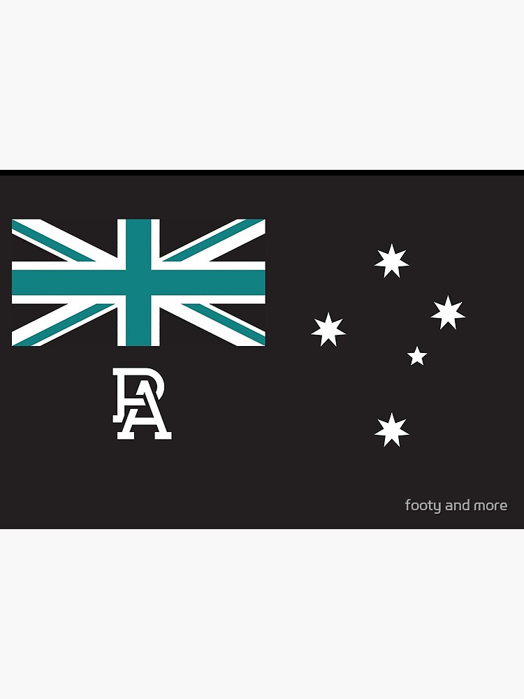 "Port Adelaide colours flag face mask" Mask for Sale by guy1788 | Redbubble