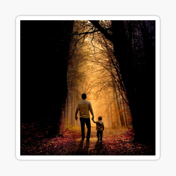 "Father and Son Happy Moment" Sticker for Sale by somenathsen1 | Redbubble