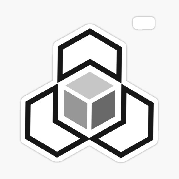 "Cubed" Sticker for Sale by murtuzaashfaq | Redbubble