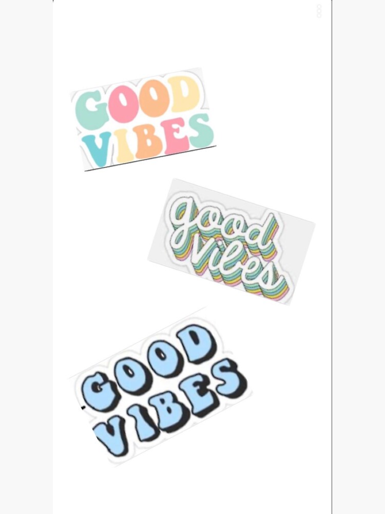 "Good vibes sticker pack" Sticker by AmeliaPuskarich | Redbubble