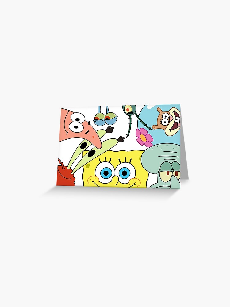 "Spongebob" Greeting Card for Sale by g1cash | Redbubble