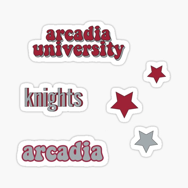 "Arcadia University Pack" Sticker by kayleeoconnor | Redbubble