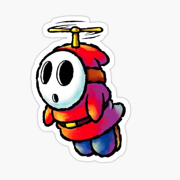 Cute Shy Guy Stickers | Redbubble