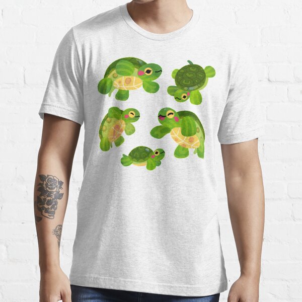 "Red-eared slider - Dark" Essential T-Shirt for Sale by pikaole | Redbubble