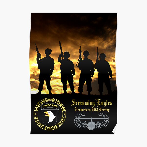"101st Airborne Poster" by 5thcolumn | Redbubble