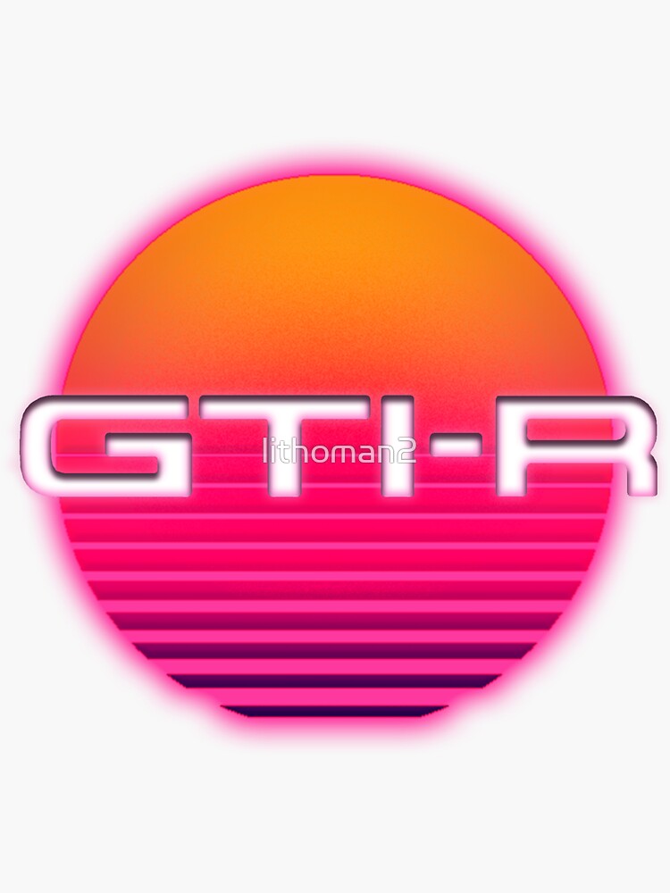 "Nissan Pulsar GTI-R Outrun Emblem" Sticker for Sale by lithoman2 ...