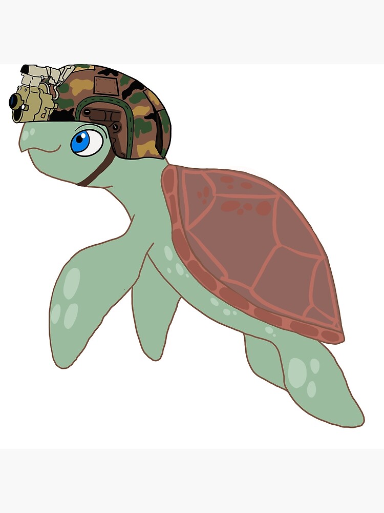 "Tactical turtle " Poster by clairejones63 | Redbubble