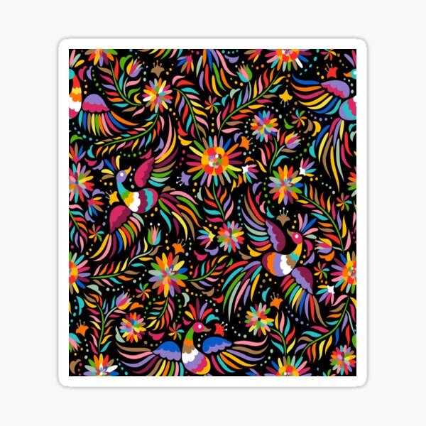 "Traditional Mexican Colorful" Sticker for Sale by BeAwosome | Redbubble