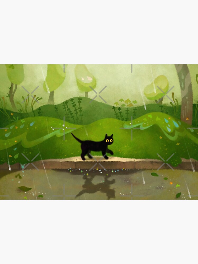 "Kitty on a rainy day" Mask for Sale by pikaole | Redbubble