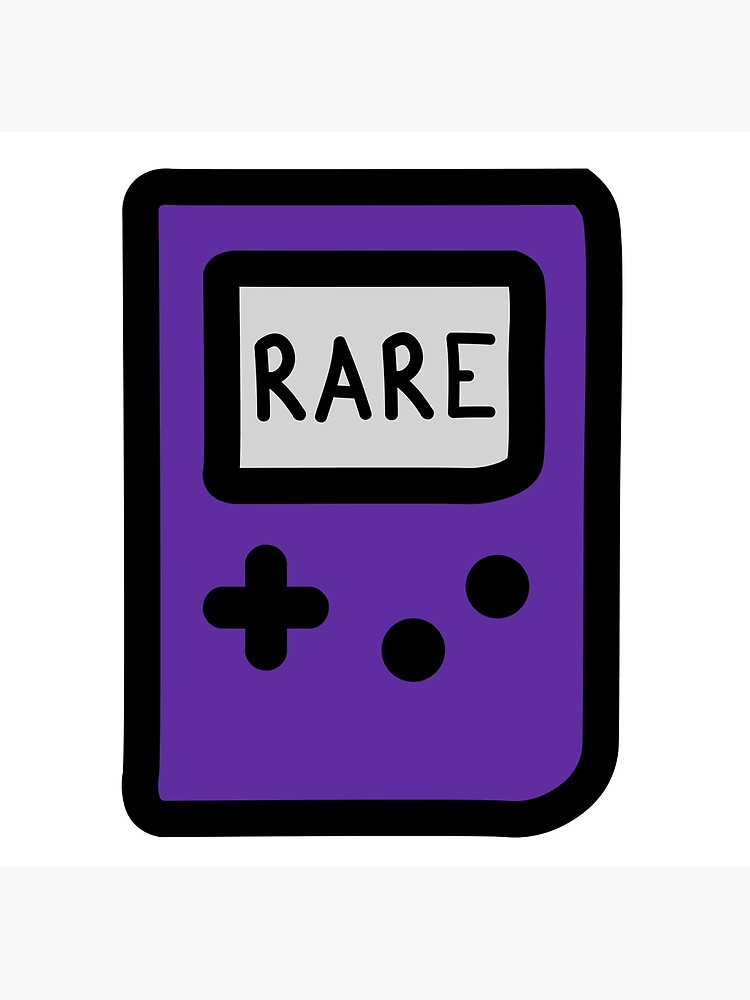 "RARE Clothing Handheld Game Logo" Poster for Sale by RAREClothingCo ...
