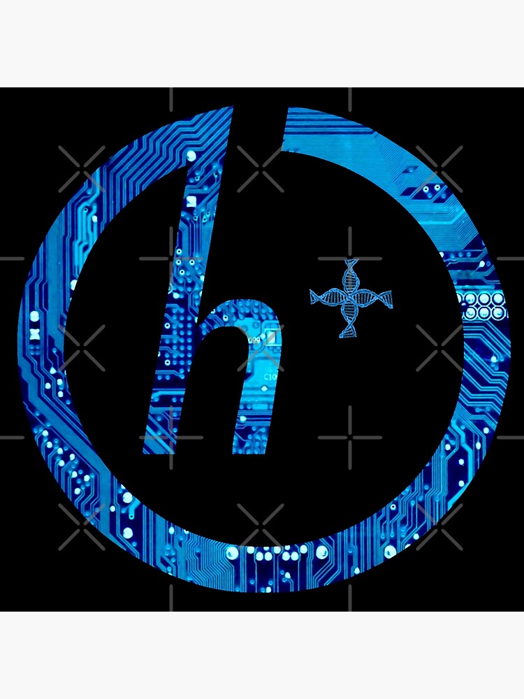 "Transhumanism symbol (on black)" Poster for Sale by DotorEaon | Redbubble