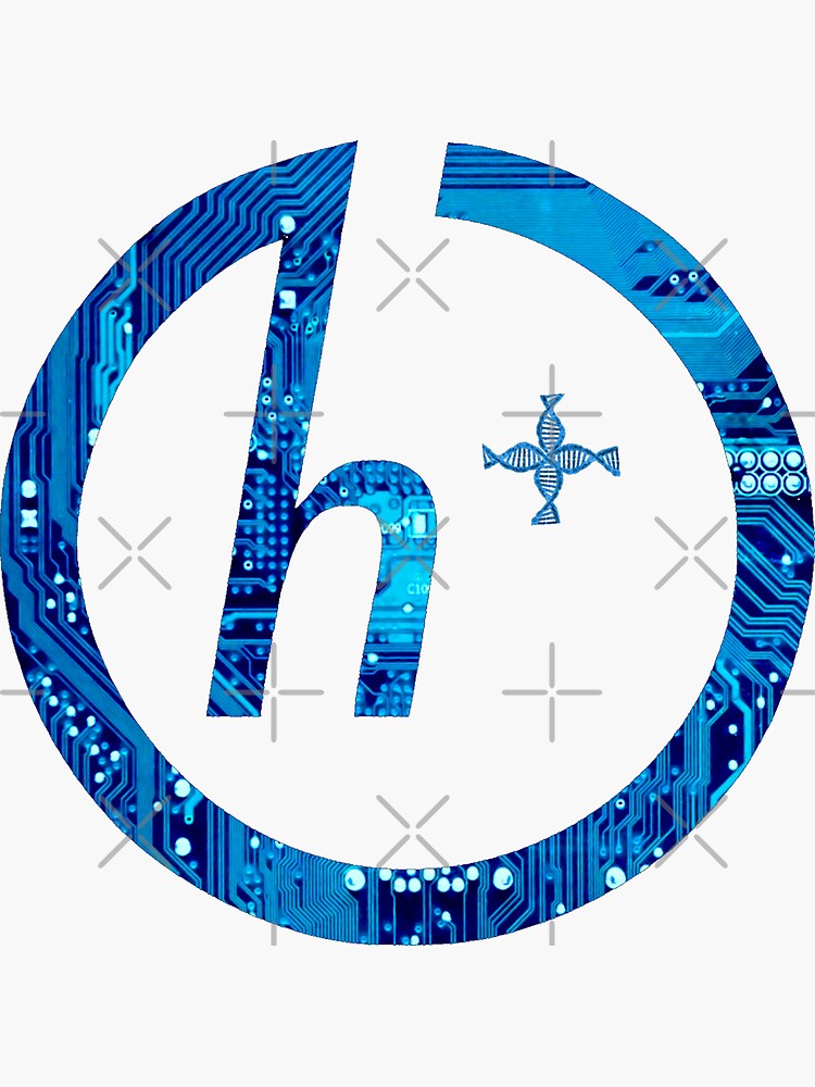 Sticker « Symbole du transhumanisme (sur fond noir) », par DotorEaon ...