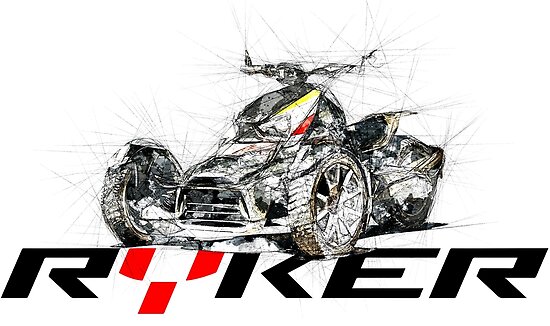 "Can-am Ryker Sketch" Poster by rjzinger | Redbubble