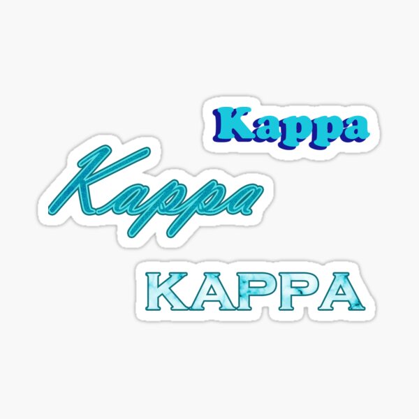 "Kappa Sticker Sheet" Sticker for Sale by MaryaMeerkat | Redbubble