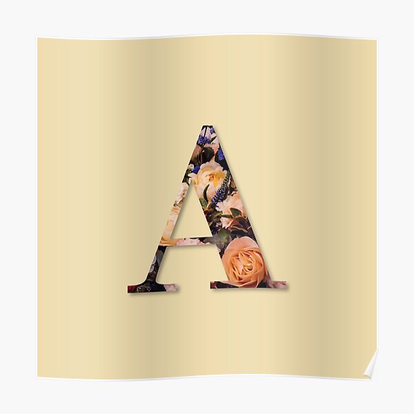 "The Letter A - Alphabet " Poster by portodesign | Redbubble