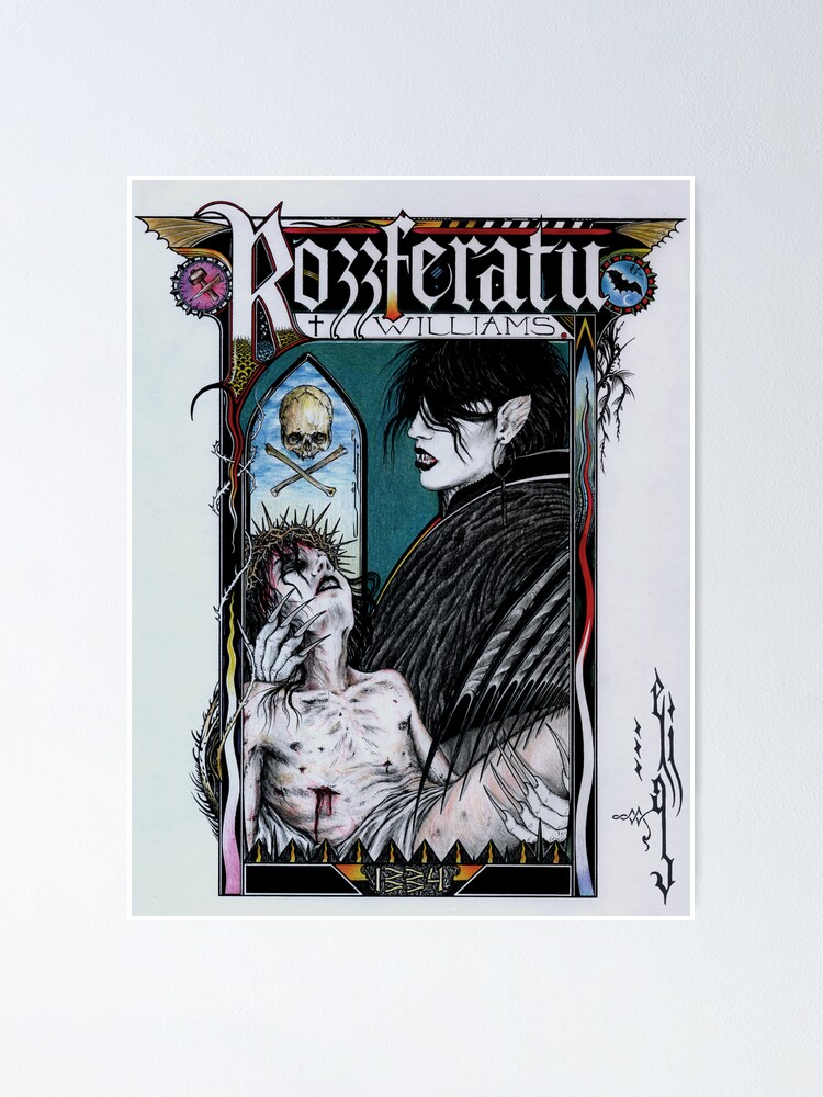 "Rozzferatu - Fan Art for Rozz Williams" Poster for Sale by EliasAquino ...