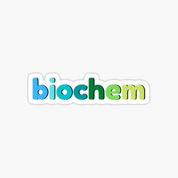 "Biochemistry Major" Sticker for Sale by tastywaffle | Redbubble
