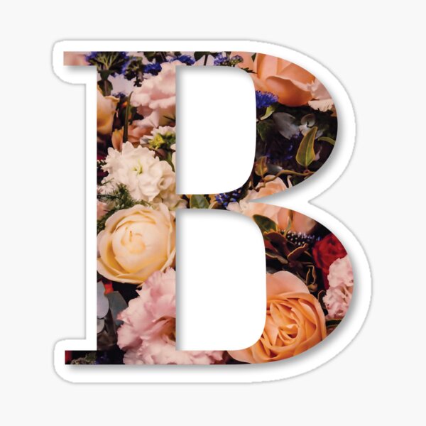 "The Letter B - Alphabet " Sticker for Sale by portodesign | Redbubble
