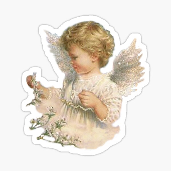 "renaissance angel aesthetic sticker" Sticker for Sale by mandynl15 ...