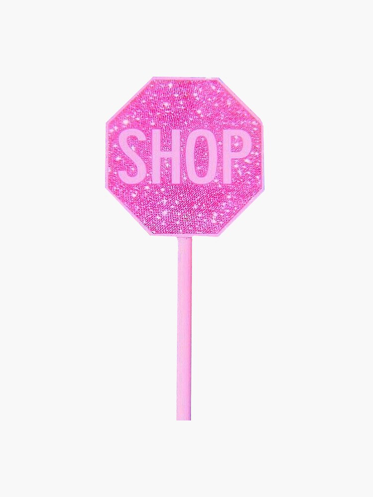 "SHOP sign" Sticker for Sale by Betsymae | Redbubble