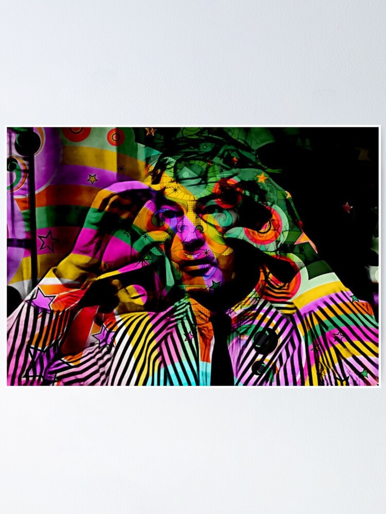 "Timothy Leary " Poster by ray-visage | Redbubble