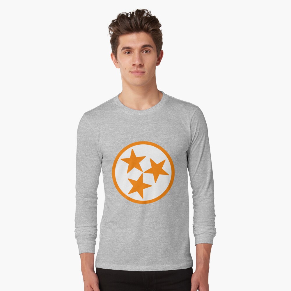 "White & Orange Tri-Star" Sticker for Sale by tennessee-carly | Redbubble