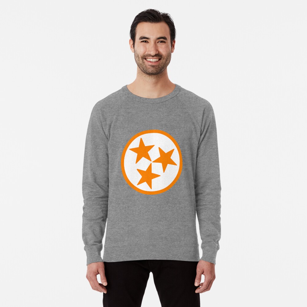 "White & Orange Tri-Star" Sticker for Sale by tennessee-carly | Redbubble