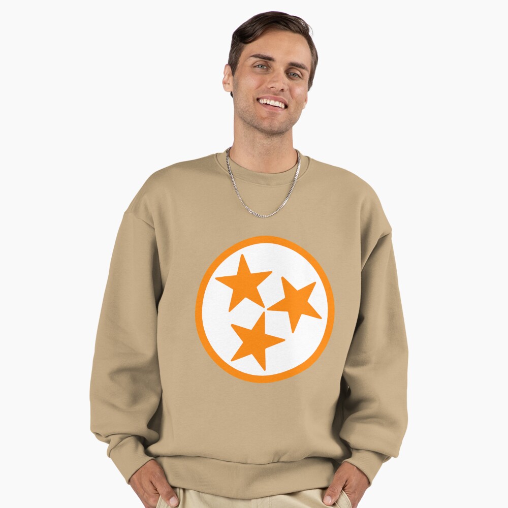 "White & Orange Tri-Star" Sticker for Sale by tennessee-carly | Redbubble