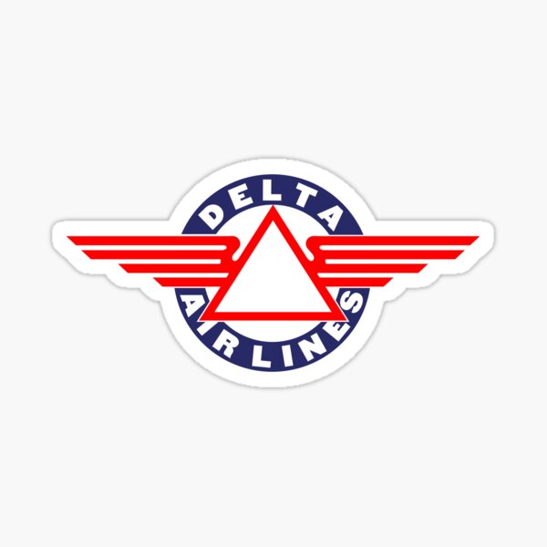 Delta Airlines Stickers | Redbubble