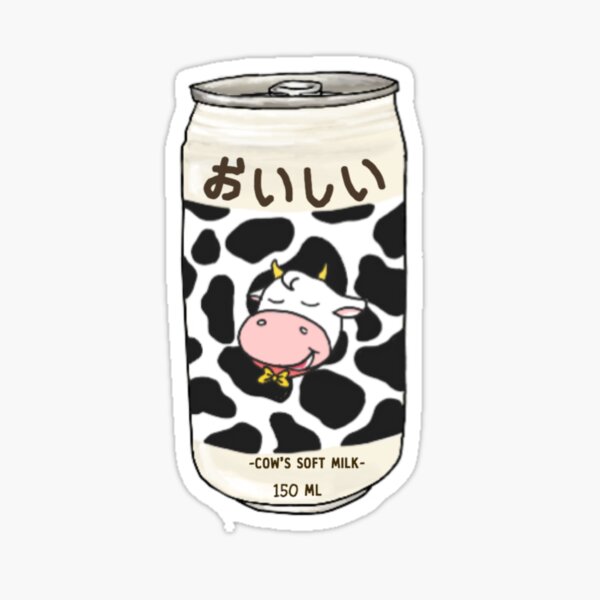 "COW'S MILK" Sticker for Sale by wanggaethusiast | Redbubble