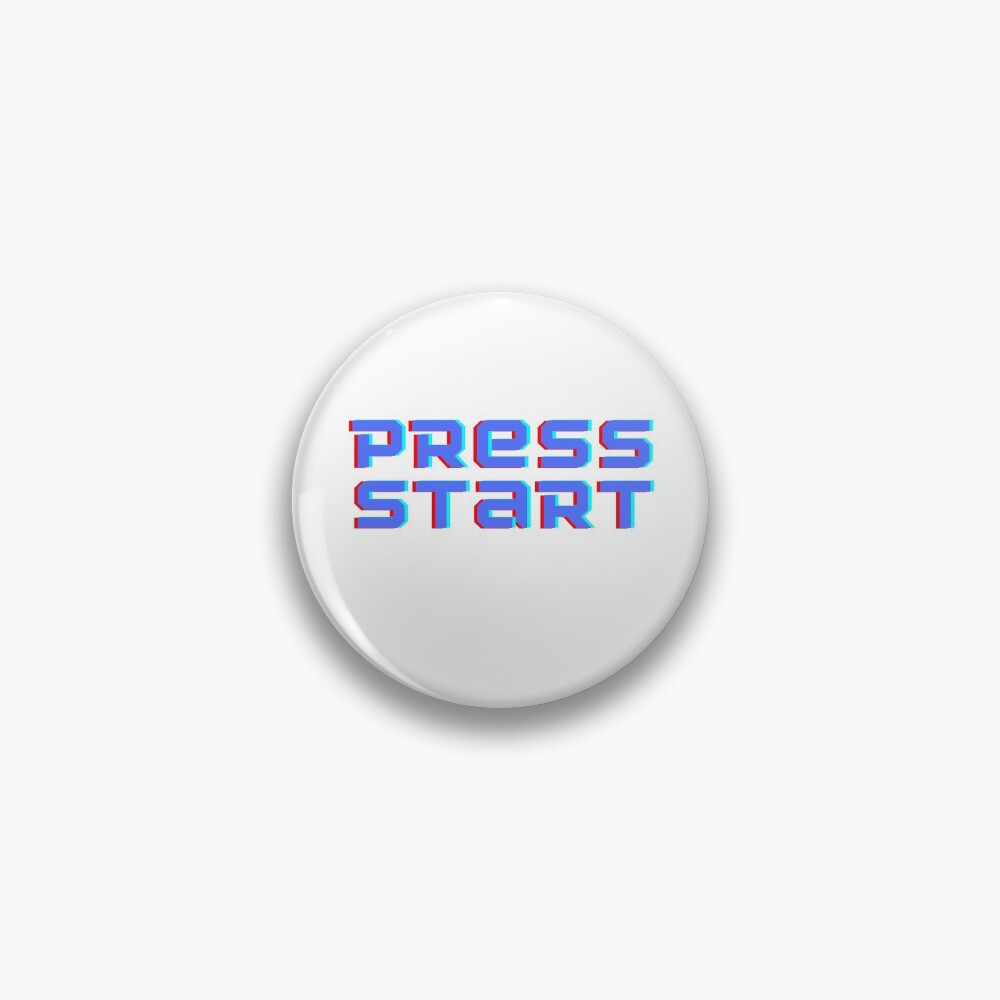 "Press Start" Sticker for Sale by ExploreStore | Redbubble