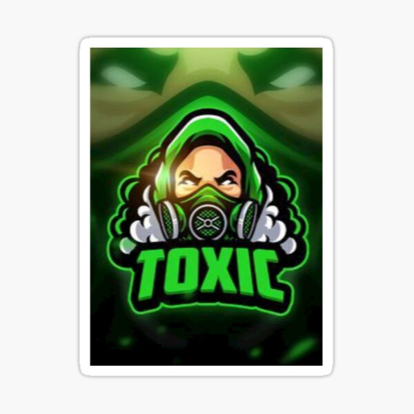 "Toxic " Sticker for Sale by EngineersDesign | Redbubble