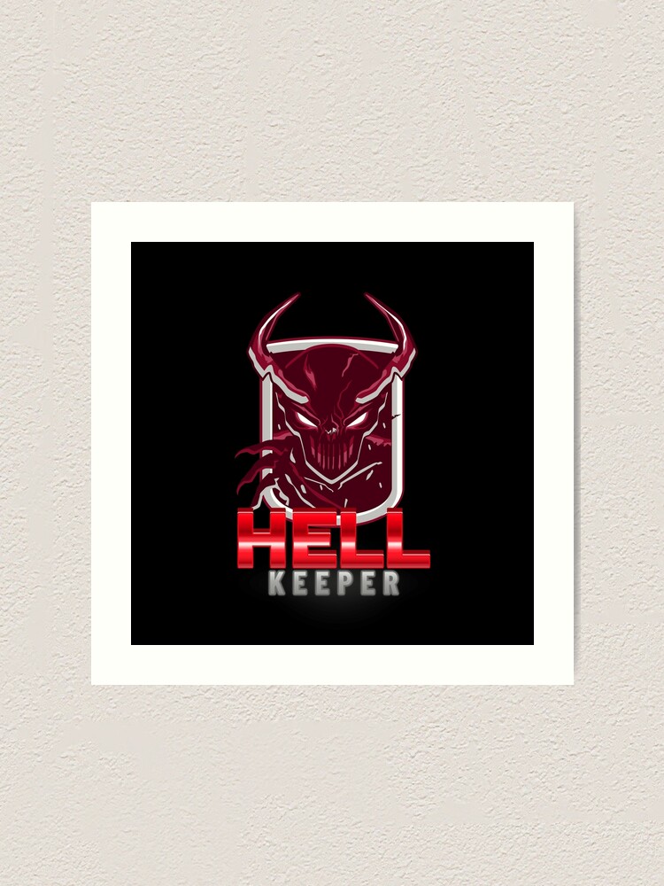 "Hell keeper. Gamer nickname. Demon devil satan Streamer hood streaming gaming logo character ...