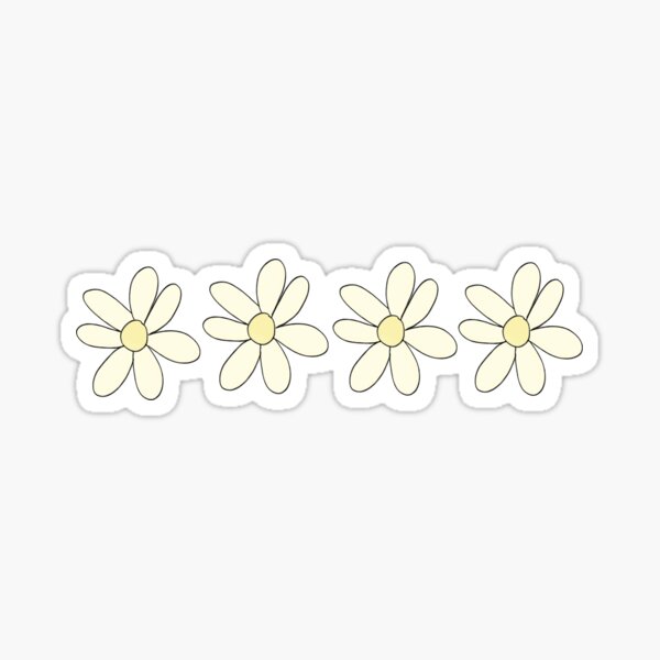 "Daisy Chain" Sticker for Sale by EuropaPrints | Redbubble