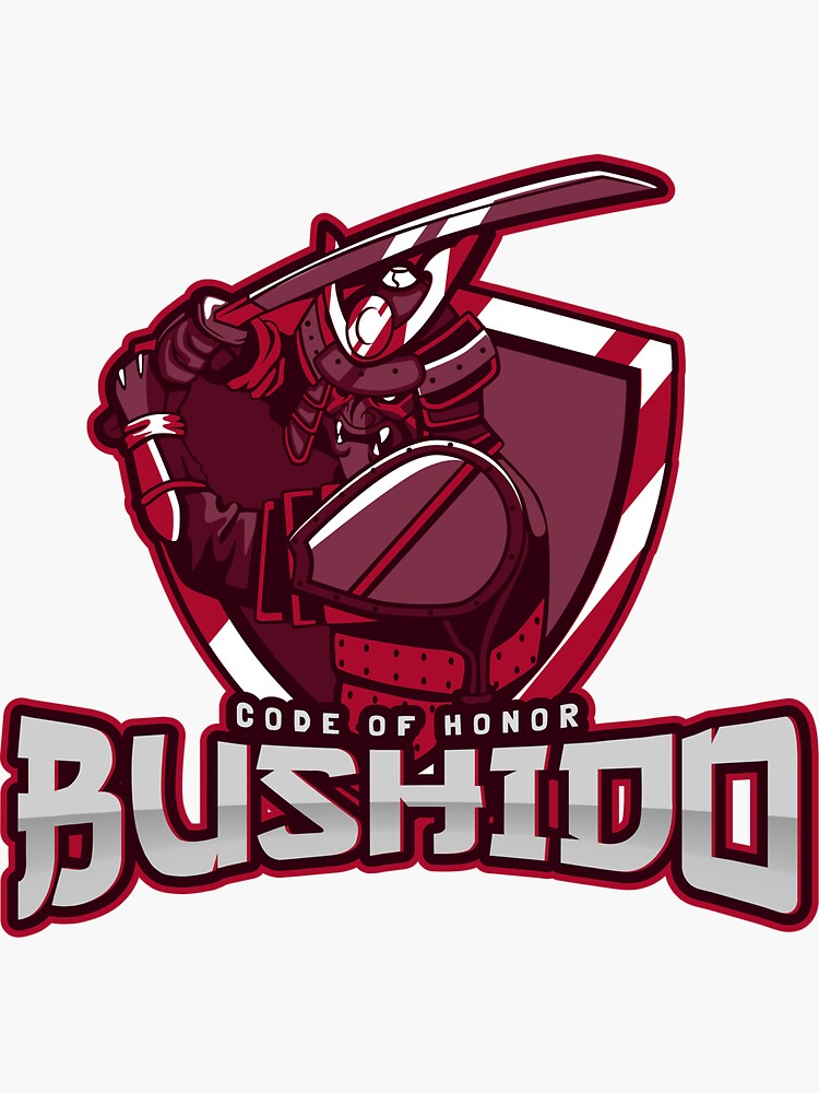 "Code of Honor Bushido" Sticker for Sale by kriegerdesign | Redbubble