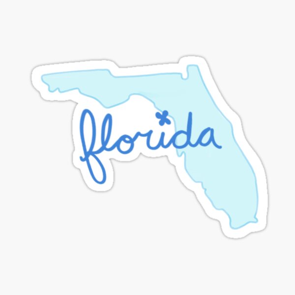 "florida state" Sticker for Sale by MPurcellArt | Redbubble