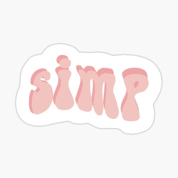 "wavy simp sticker " Sticker by taylorholt | Redbubble