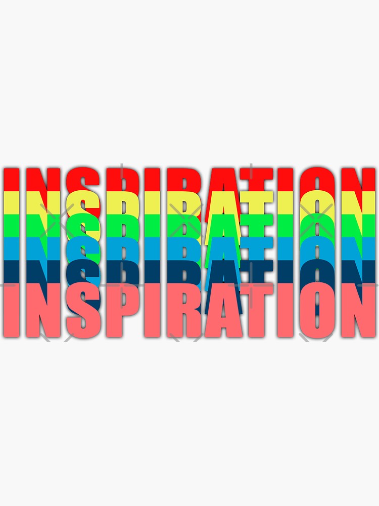 "RAINBOW INSPIRATION/MOTIVATIONAL" Sticker for Sale by ShaPar7 | Redbubble