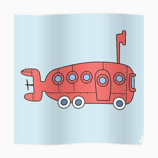 "Spongebob Bus" Poster for Sale by laurelizabethd | Redbubble