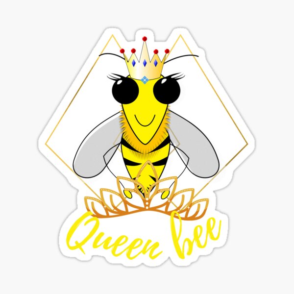 "Queen Bee design" Sticker by sgmydesigns | Redbubble