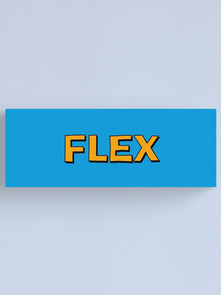 "Flex Sticker" Canvas Print for Sale by theianfox | Redbubble