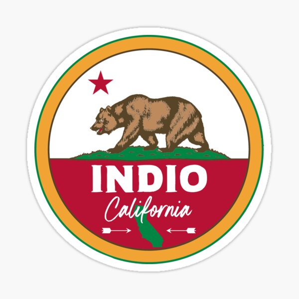 Indio California Stickers | Redbubble