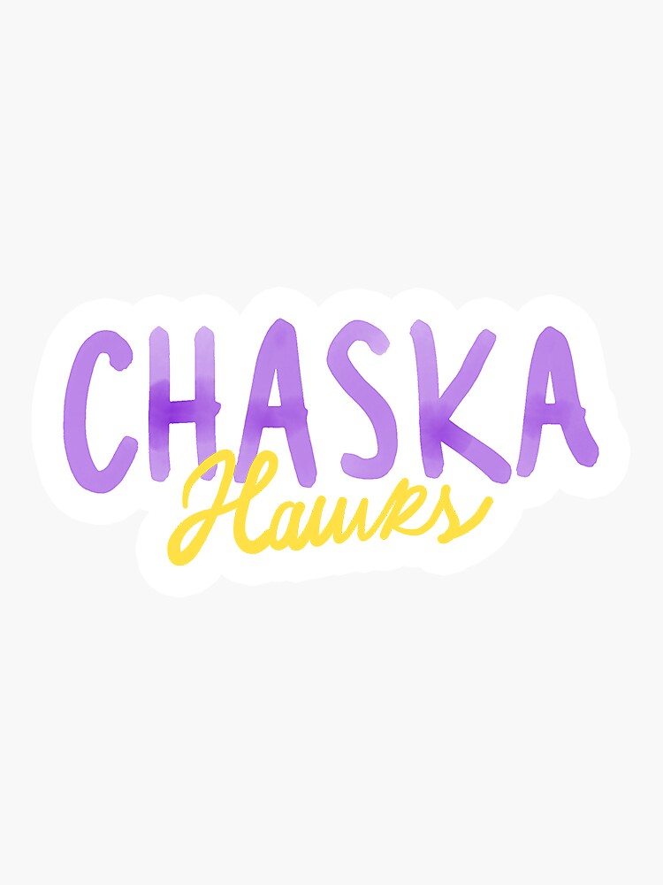 "Chaska" Sticker for Sale by laurenhlavacek | Redbubble