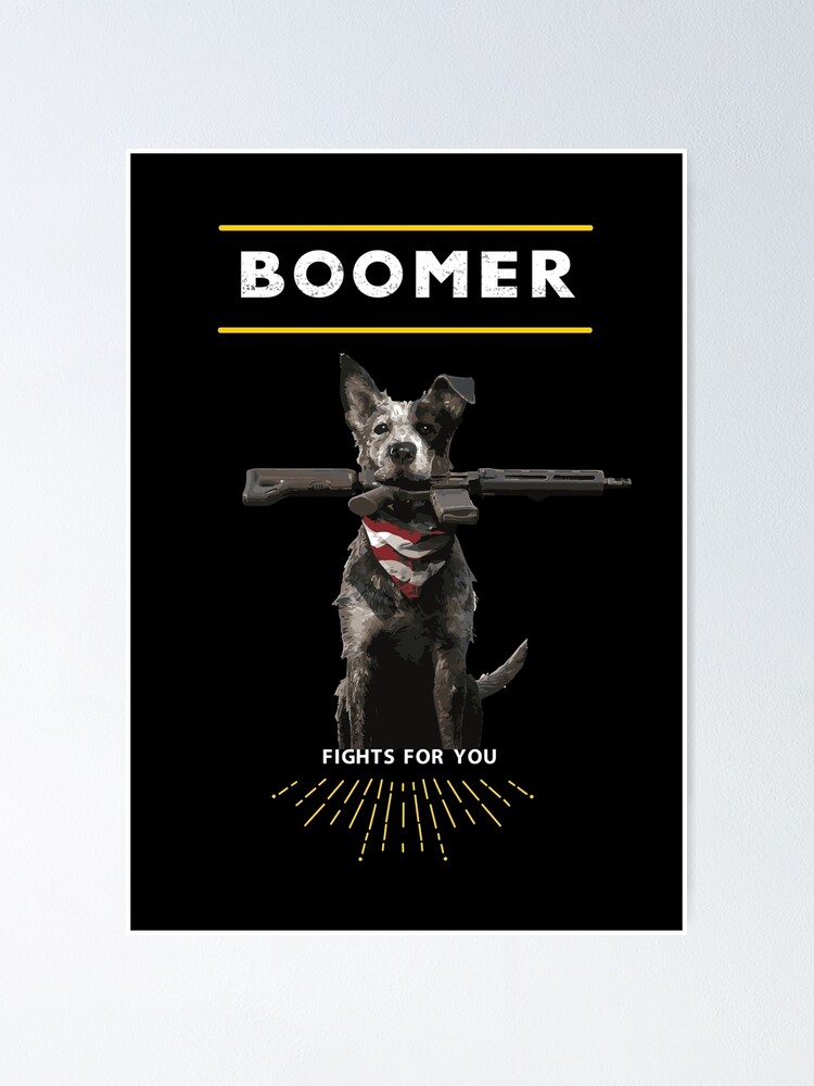 "Boomer Fights For You" Poster for Sale by DaniRojas | Redbubble