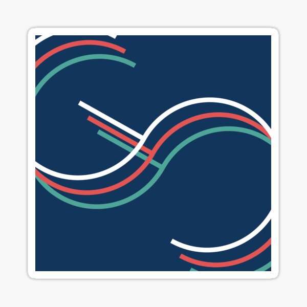 "Layered GS" Sticker for Sale by GSDesignxyz | Redbubble