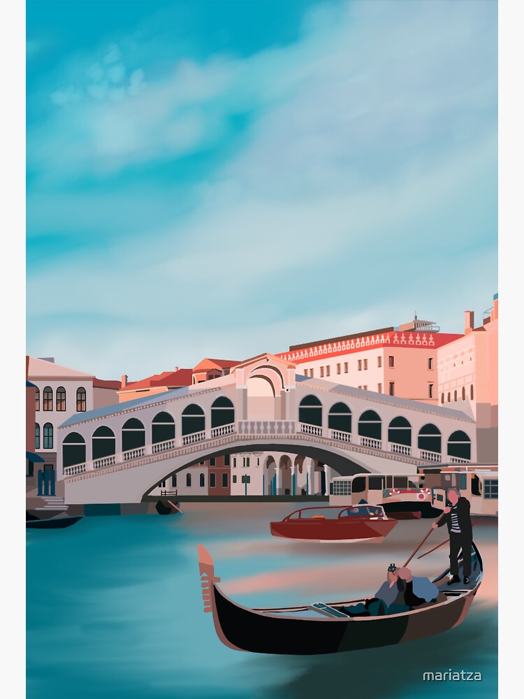 "Venice " Sticker for Sale by mariatza | Redbubble